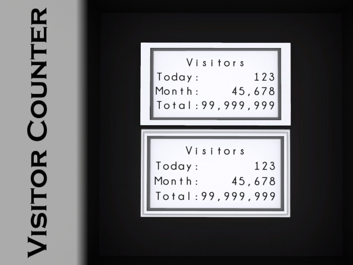 Second Life Marketplace - [R] Visitor Counter